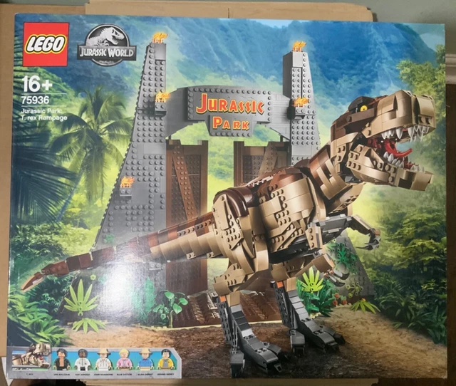 LEGO JURASSIC WORLD: Jurassic Park: T. rex Rampage 75936 £242.00 ...