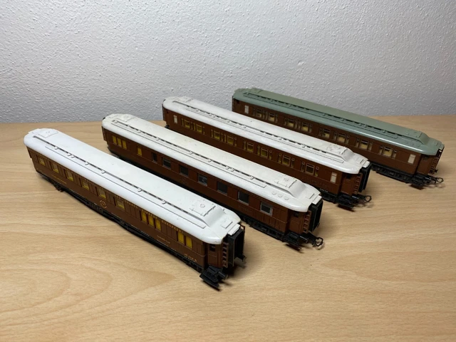 LILIPUT, H0, ORIENT-EXPRESS, SET, Personenwagen Schlafwagen CIWL Modelleisenbahn EUR 35,00 ...