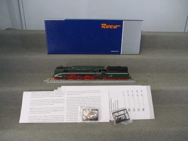 ROCO SPUR TT 36036 Dampflok BR 02 0201-0 Digital Zimo unbespielt in OVP ...