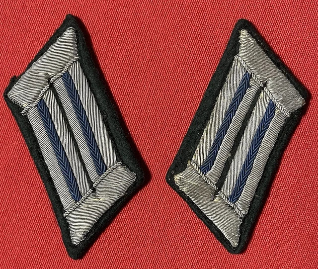 WW2 GERMAN HEER "Army" Transportation Officer's Collar Tab Pair $110.00 ...