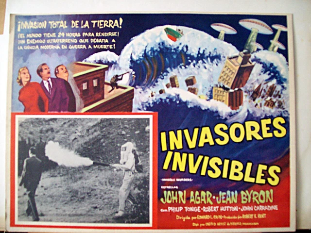 INVISIBLE INVADERS/JOHN AGAR/1959/OPTIONAL Set Mexican Lc EUR 20,00 ... INVISIBLE INVADERS/JOHN AGAR/1959/OPTIONAL Set Mexican Lc EUR 20,00 ...