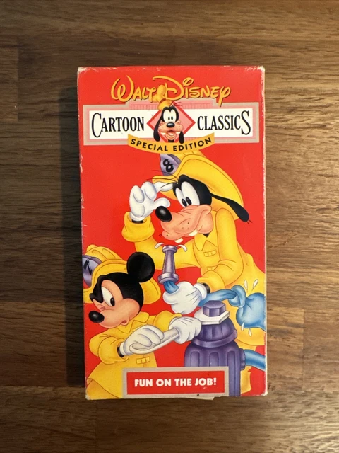 WALT DISNEY CARTOON Classics Special Edition Fun on the Job VHS 1992 ...