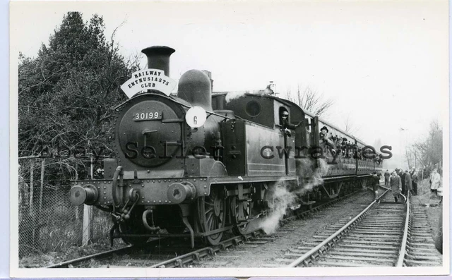 RAILWAY PHOTO: BR SR ex LSWR 30199 O2 0-4-4T at Hammersmith & Chiswick ...