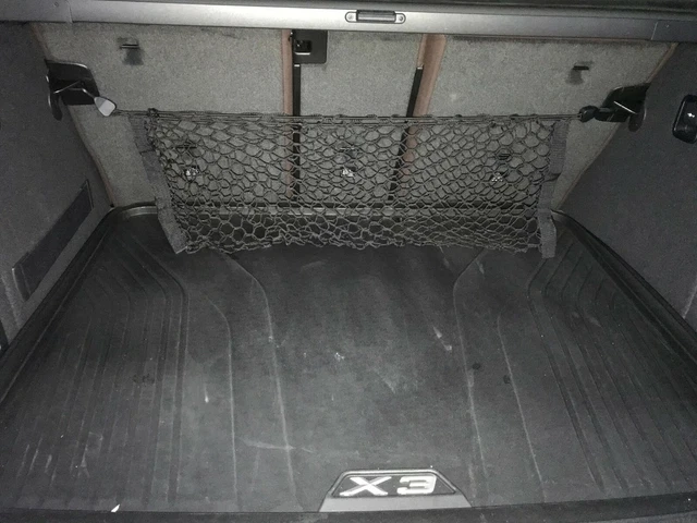 TRUNK REAR SEATS Envelope Style Mesh Cargo Net for BMW X3 2011-2024 ...