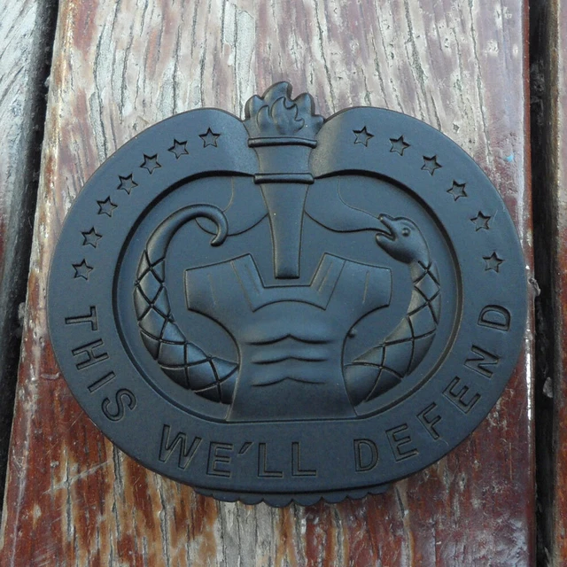 US ARMY DRILL Sergeant Badge Pin 2.0" U.S. Army ID Insignia Black EUR ...