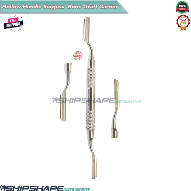 DENTAL BONE GRAFT Carrier, Scoop Packer Palti Spoon Plugger Implant ...