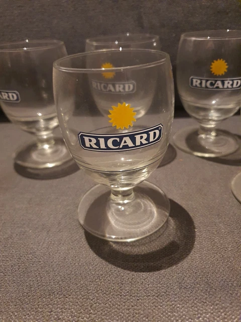 LOT DE 6 verres RICARD a Ballon collection EUR 15,00 - PicClick FR