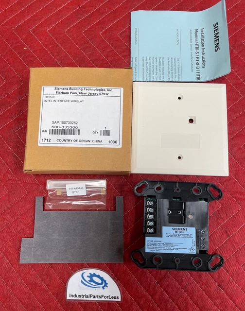 NEW SIEMENS ADDRESSABLE Switch Interface Module HTRI-R 500-033300 $125. ...