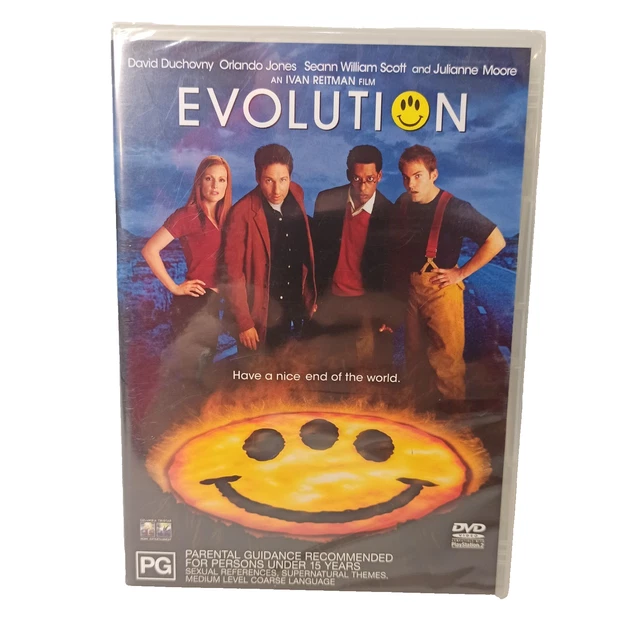 EVOLUTION DVD ALIEN Invasion Sci-Fi Professor Meteor Science Region 4 ...