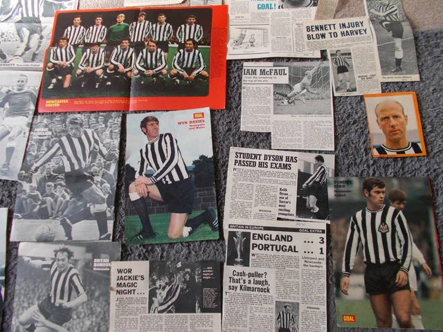 NEWCASTLE UNITED MAGAZINE pictures,cuttings 1960s £2.50 - PicClick UK