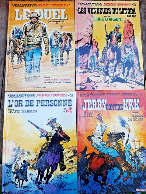 LOT WESTERN JIJE Jerry Spring Les 4 Tomes Jije Gd Format Nb Eo EUR 60 ...