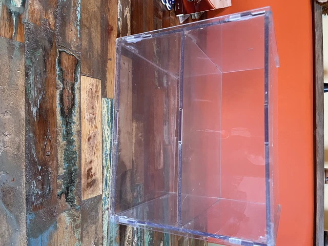 PERSPEX DISPLAY CASE with rear opening 2 shelves. Cafe / resturant ...