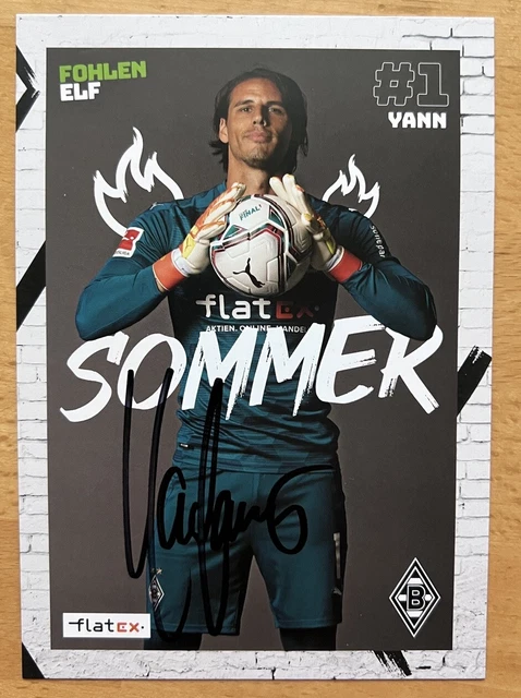 Yann Sommer Ak Bor Mönchengladbach Autogrammkarte 2020 21 Original Signiert Eur 1199 Picclick De