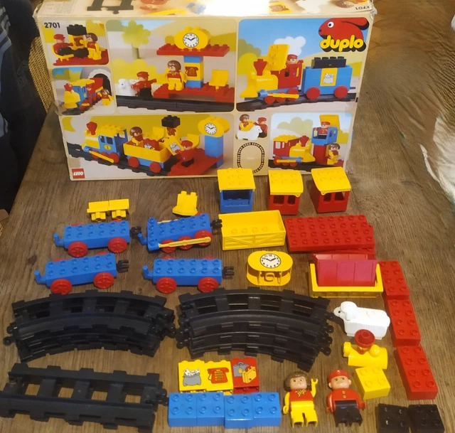 ANCIEN JEU DUPLO 2701 train complet par Lego 1988-1989 EUR 45,00 ...