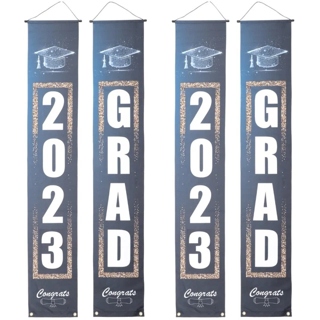 GRADUATION SEASON 2X Graduation Porch Signs Graduation Party Supplies ...