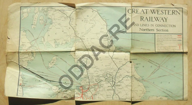 Great Western Railway Gwr Route Map FOR SALE! - PicClick