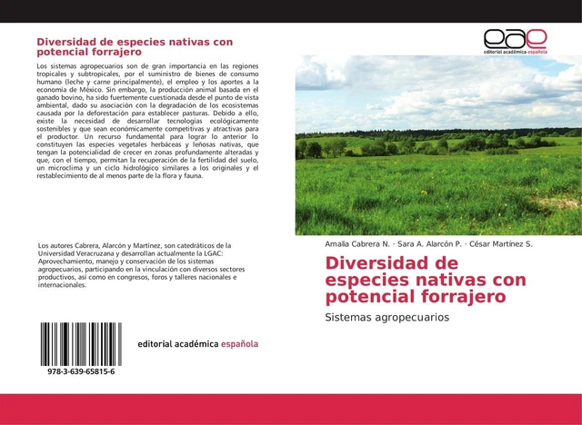 DIVERSIDAD DE ESPECIES nativas con potencial forrajero Amalia Cabrera N ...
