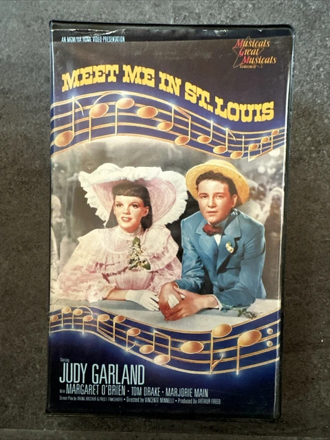 VHS TAPE MEET Me in St. Louis (1944) VHS Musical Drama Judy Garland ...