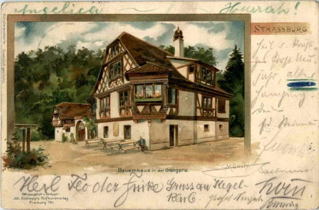 STRASSBURG - BAUERNHAUS in der Orangerie -58908 EUR 15,50 - PicClick DE