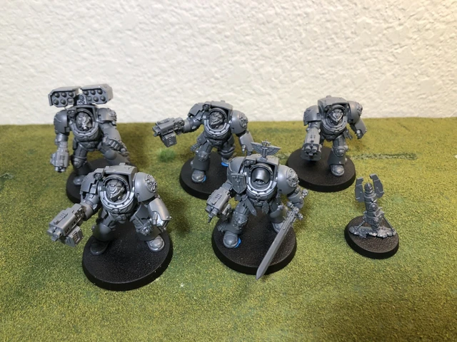 WARHAMMER 40K TERMINATORS Squad Dark Angels 10th Edition Size 5x (#7408 ...