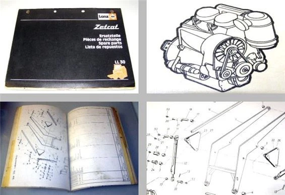 LANZ ZETCAT LL30 Radlader Ersatzteilliste Spare Parts EUR 99,00 ...