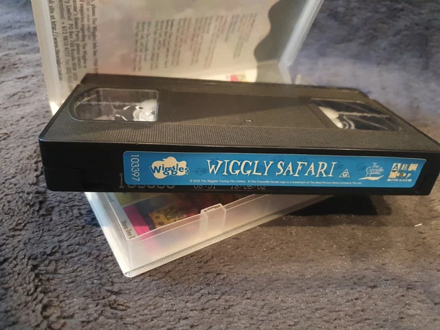 THE WIGGLES WIGGLY Safari VHS Movie Tape Steve Irwin ABC Original ...