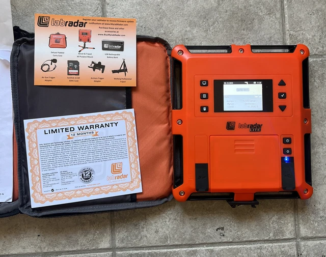 LABRADAR LITE BALLISTIC Velocity Doppler Radar Chronograph $699.00 ...