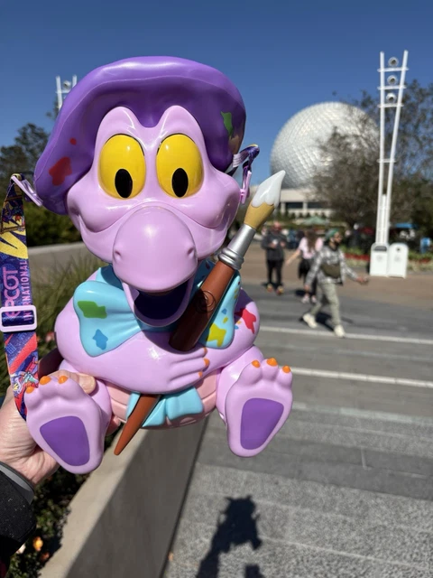 DISNEY WORLD 2026 Epcot Festival of Arts Figment Artist Popcorn Bucket ...