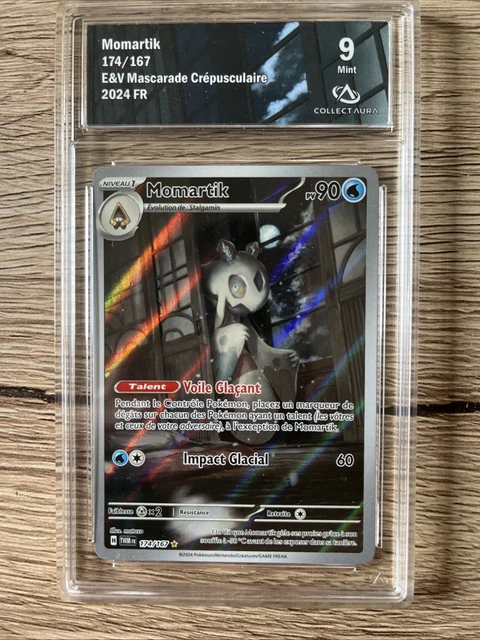 CARTE POKÉMON MOMARTIK AR 174/167 EV06 Mascarade Crépusculaire Collect ...