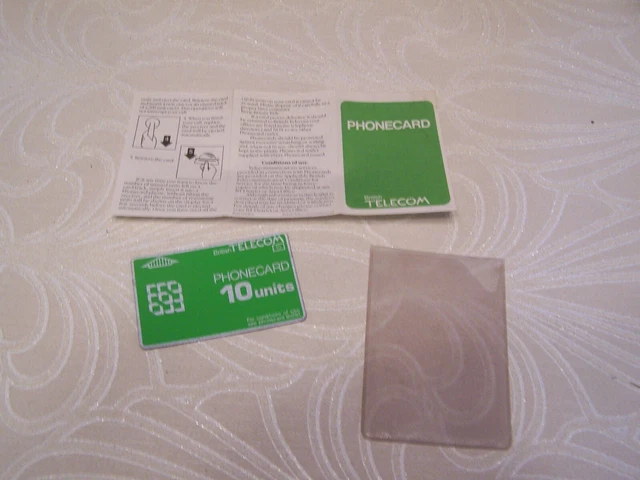 VINTAGE RETRO PHONECARD BT promotional telephone card 10 unit early ...