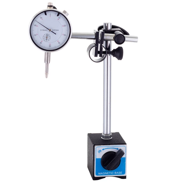 METRIC DTI DIAL Indicator Test Gauge + Stand With Magnetic Base ...