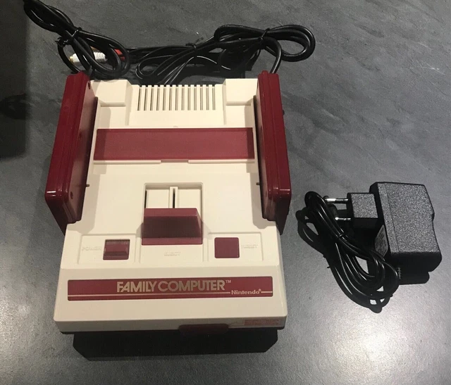 NINTENDO FAMILY COMPUTER MOD AV RCA 220V NES JAP Box Console Famicom ...