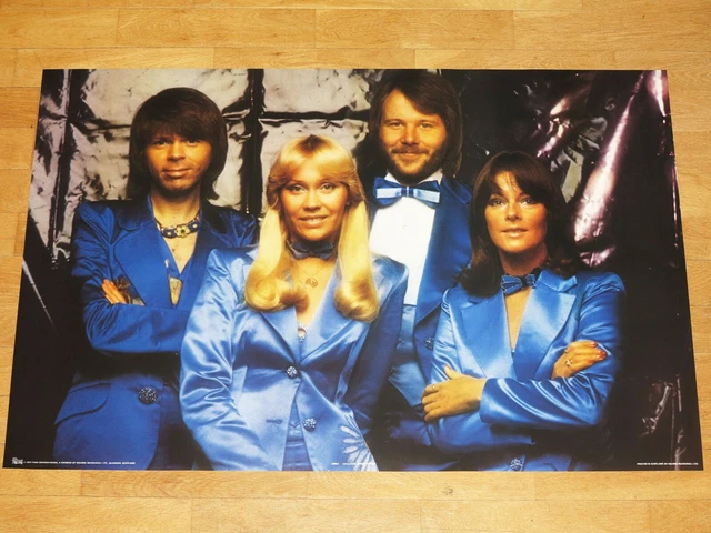 ABBA POSTER ORIGINALE 70er Poster - Frida Agnetha Björn Benny 1977 RAR ...