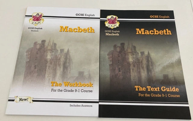 MACBETH GCSE REVISION Bundle for 2024 Exams - with Answers - CGP NEW £9.00 - PicClick UK