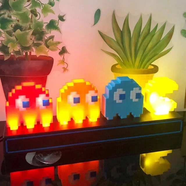 HALLOWEEN PAC MAN and Ghosts Night Light Pac Man Lamp Collectable ...