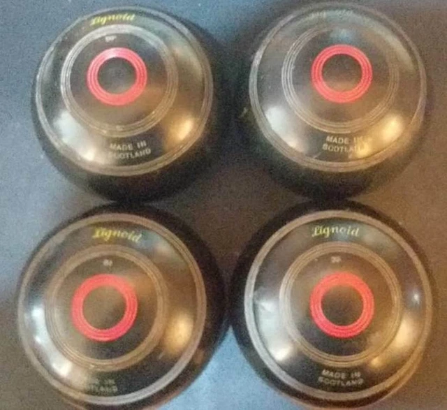 THOMAS TAYLOR LIGNOID Bowls. Size 5 B.I.B.C Official A97. Good ...