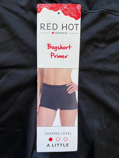 RED HOT BY SPANX Women's Light Control Shapewear Boyshort Primer~Size ...