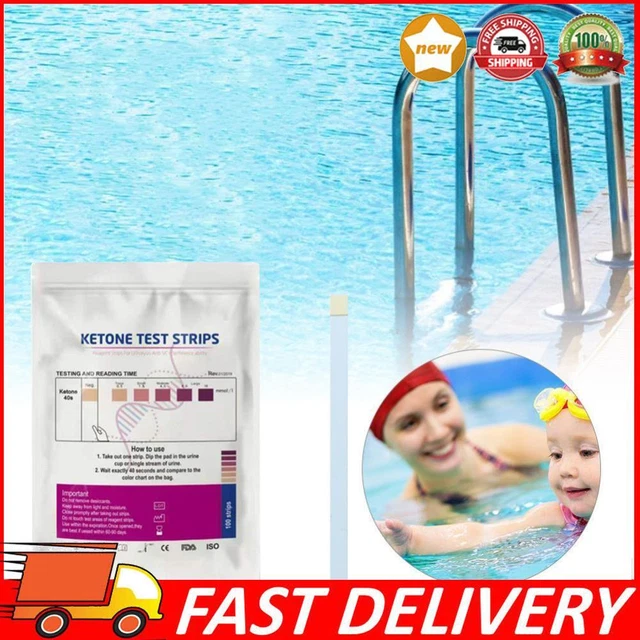 100X URINALYSIS REAGENT Strip Urine Swimming Pool SPA Water Quality ...