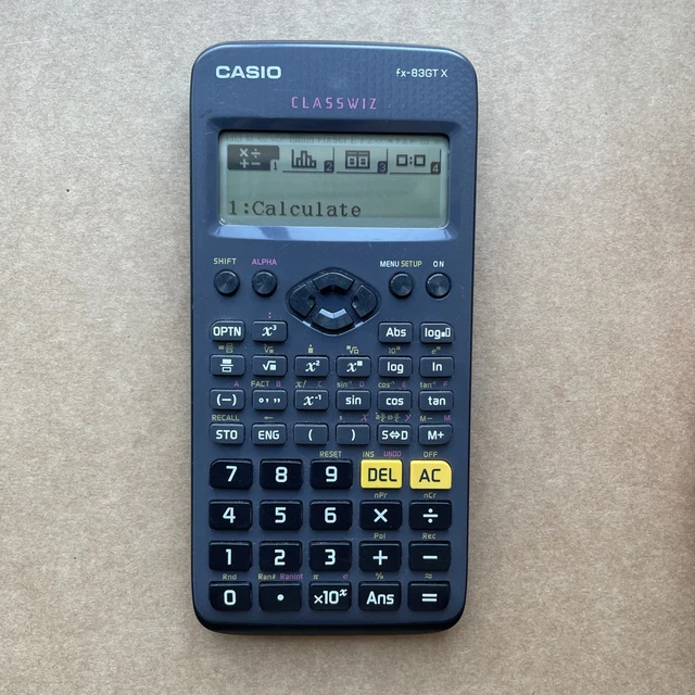 CASIO FX-83GTX SCIENTIFIC Calculator- NO COVER - BLACK £16.12 - PicClick UK