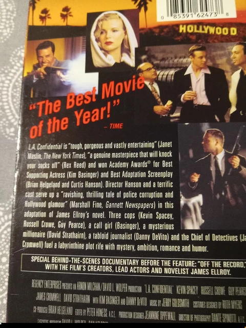 L.A. CONFIDENTIAL (VHS, 1998) Pre-owned Kevin Spacey Kim Basinger £2.66 ...