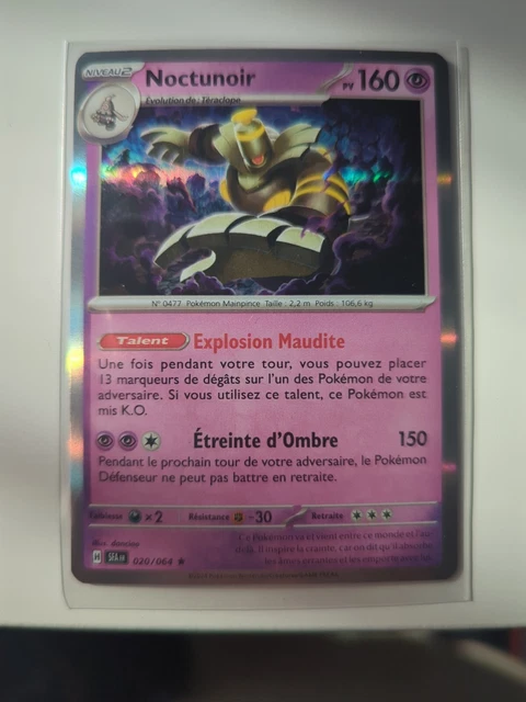 CARTE POKEMON NOCTUNOIR 020/064 REVERSE EV6.5 Fable Nébuleuse SFA FR NEUF EUR 2,00 - PicClick FR