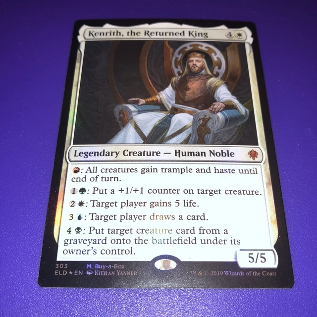 MTG FOIL KENRITH, the Returned King (Buy-a-Box) - Promo : Carte ...