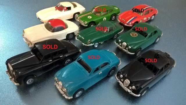 TRIANG MINIC MOTORWAYS Vintage Vehicle Collection. 1960s BUILT IN ...