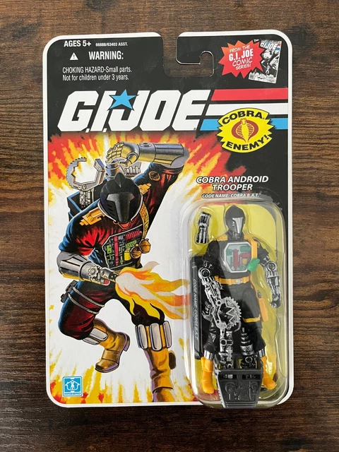 B.A.T. ANDROID TROOPER BAT G.I. JOE COBRA 25th Anniversary MOC Comic #1 ...