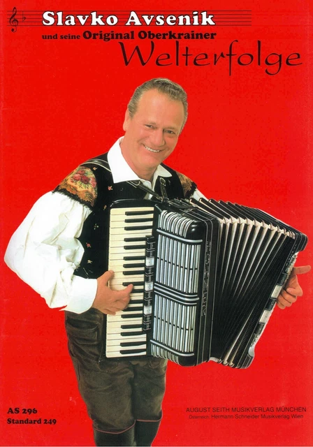 AKKORDEON NOTEN : Slavko AVSENIK Welterfolge (249) OBERKRAINER ...