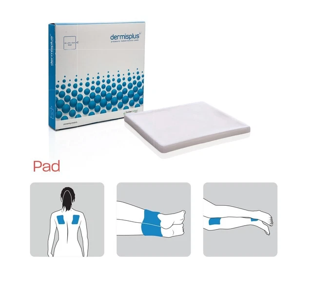 DERMISPLUS PREVENT PRESSURE Pad 10cm x 10cm x 0.3cm x 5 £35.20 ...