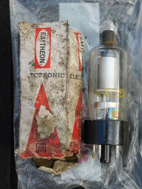 VINTAGE TUBES & Tube Sockets X1 Raytheon Vintage Radio Valves & Vacuum Tubes $55.00 - PicClick AU