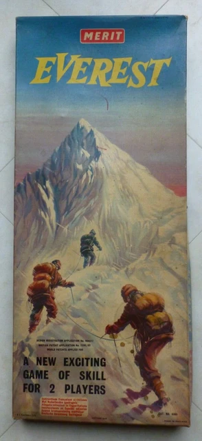 RARE 1950S VINTAGE Everest Board Game by Merit £46.95 - PicClick UK
