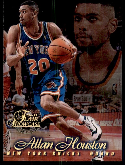 1996-97 FLAIR SHOWCASE Row 2 Allan Houston New York Knicks #71 EUR 1,10 ...