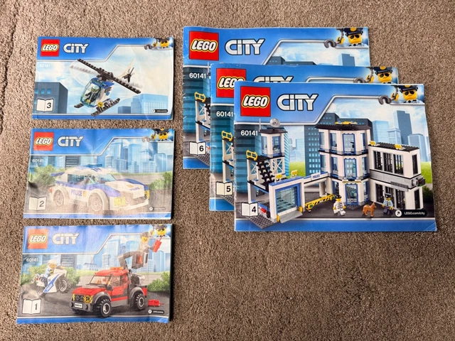 LEGO CITY: POLICE Station 60141 Used Complete in numbered bags 💙💙💙 £39. ...